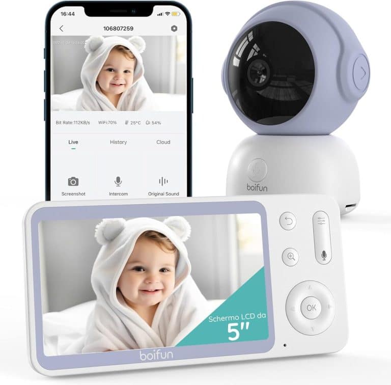 Test de la performance du baby monitor Boifun : caméra 2K PTZ 360°